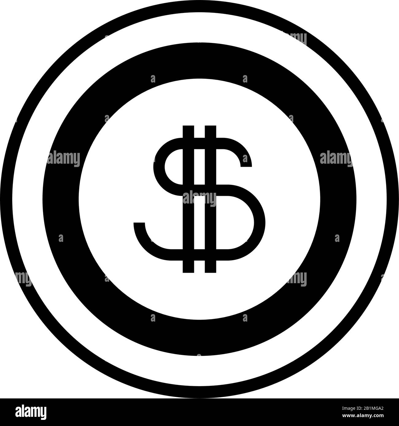 cash with symbol dollar on white background vector illustration design ...
