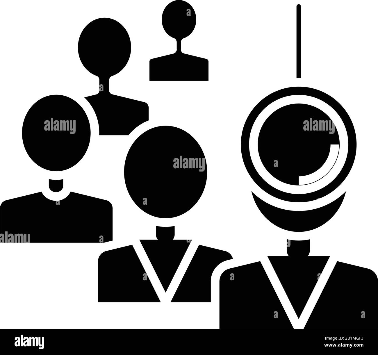Candidate black icon, concept illustration, vector flat symbol, glyph ... Candidate black icon, concept illustration, vector flat symbol, glyph ...
