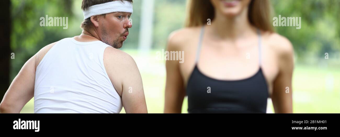 Funny guy running hi-res stock photography and images - Alamy