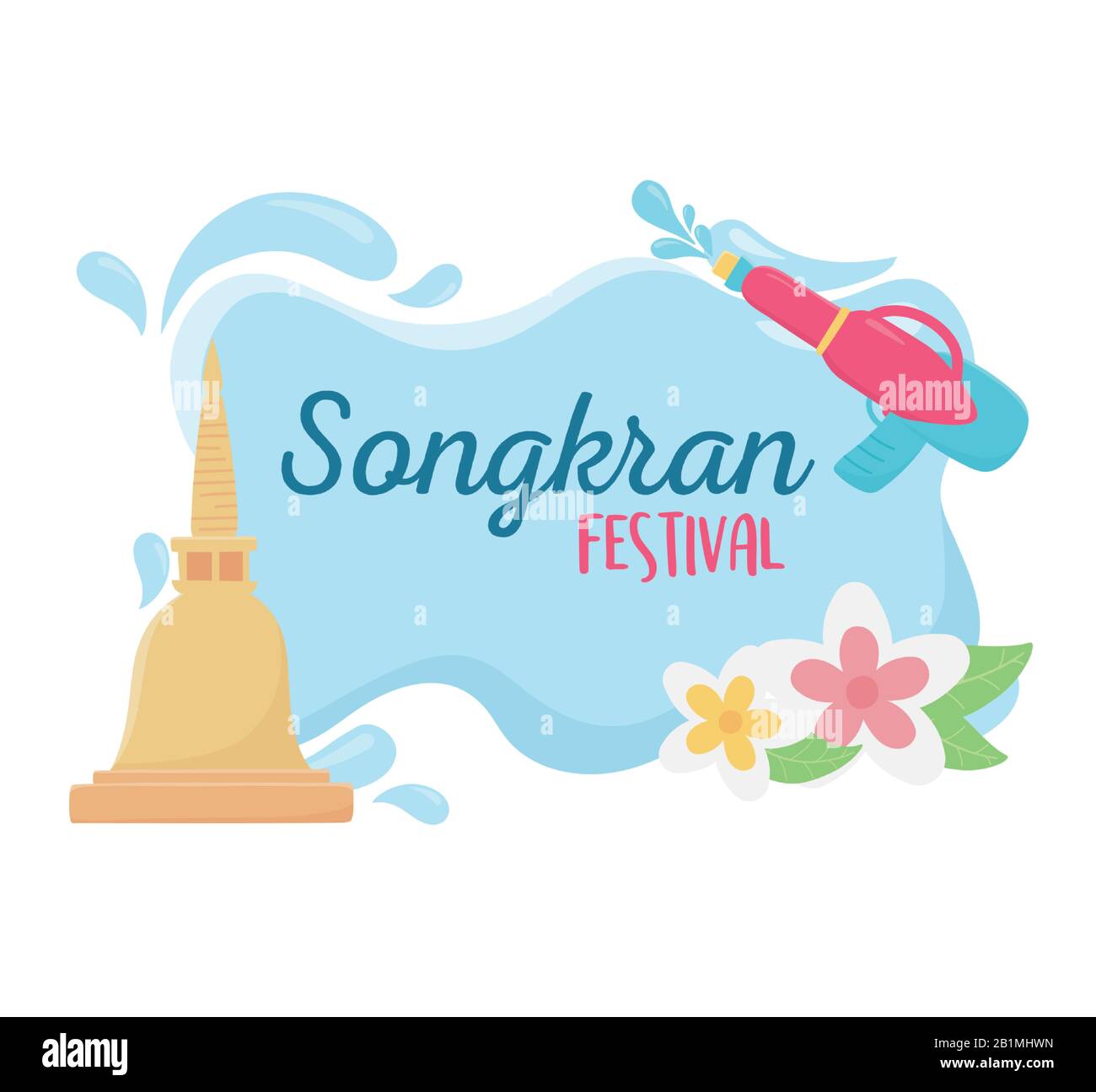 Bathing buddha Stock Vector Images - Alamy