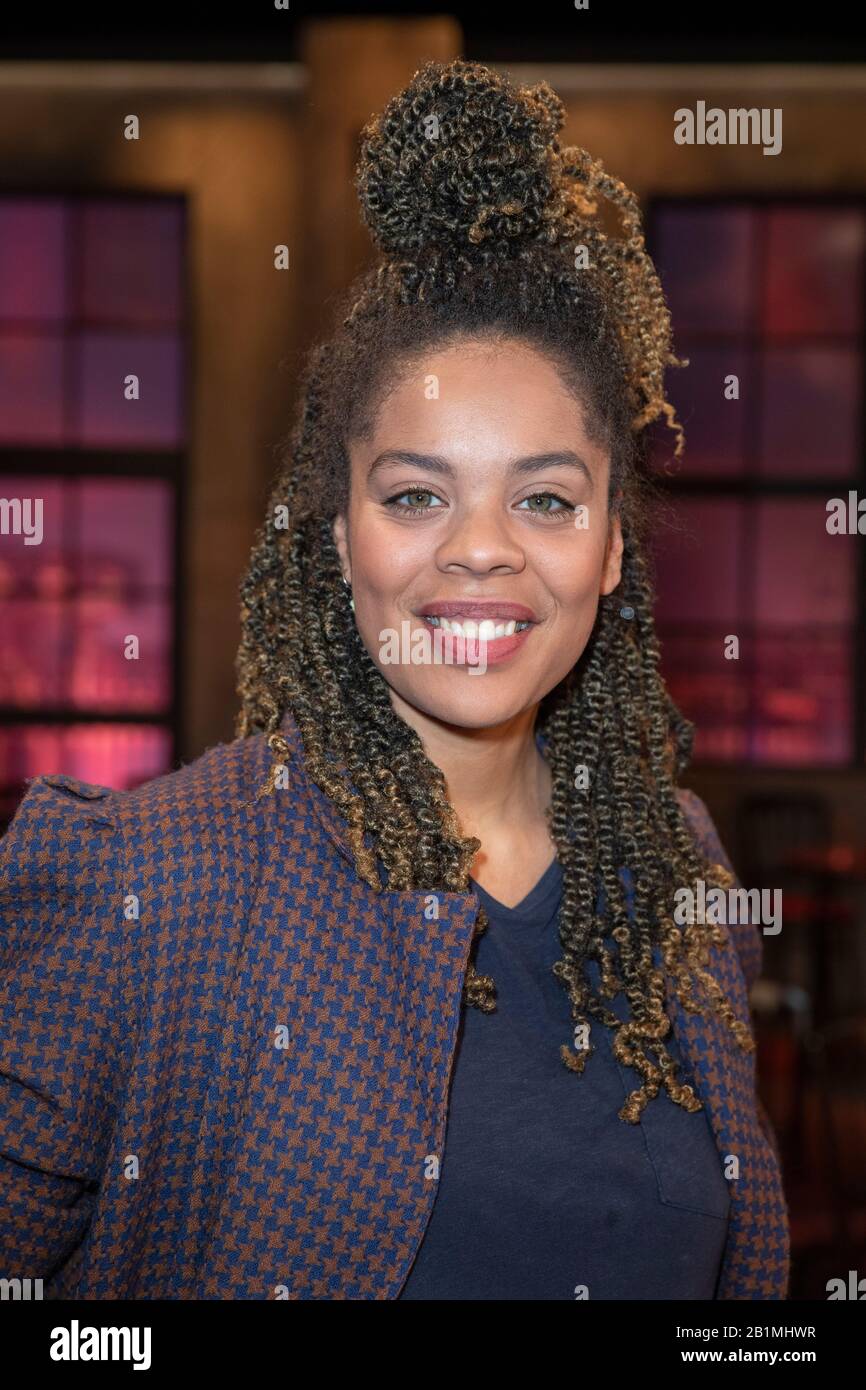 Jane Chirwa bei der Aufzeichnung der WDR-Talkshow 'Kölner Treff' im WDR ...