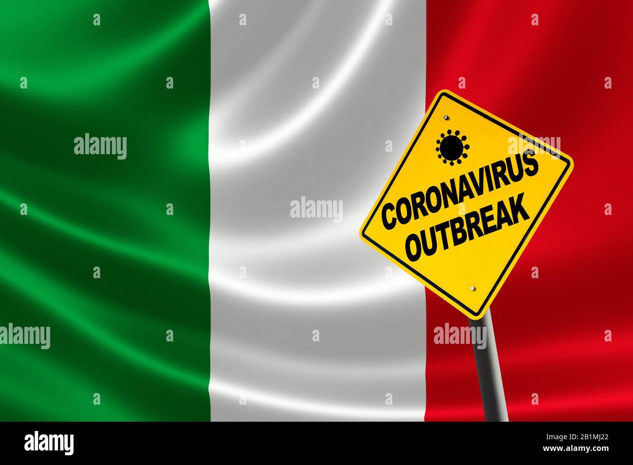 Italian warning sign hi-res stock photography and images - Alamy