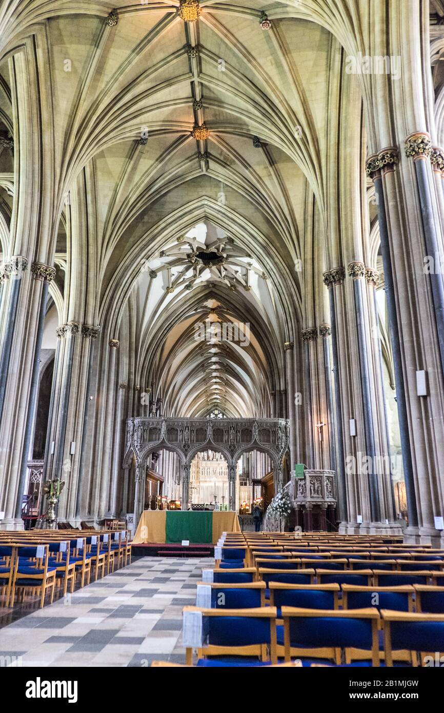 Interior,of,inside,architecture,design,Bristol,cathedral,Bristol ...