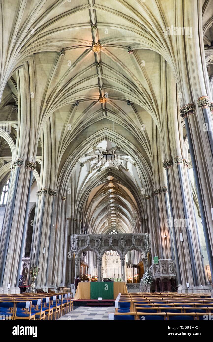 Interior,of,inside,architecture,design,Bristol,cathedral,Bristol ...