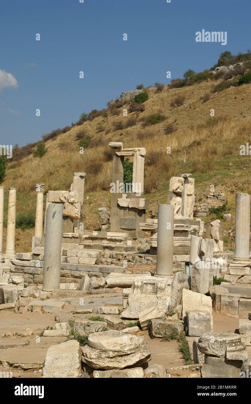 ancient ruins in Ephesus, Turkey Stock Photo - Alamy