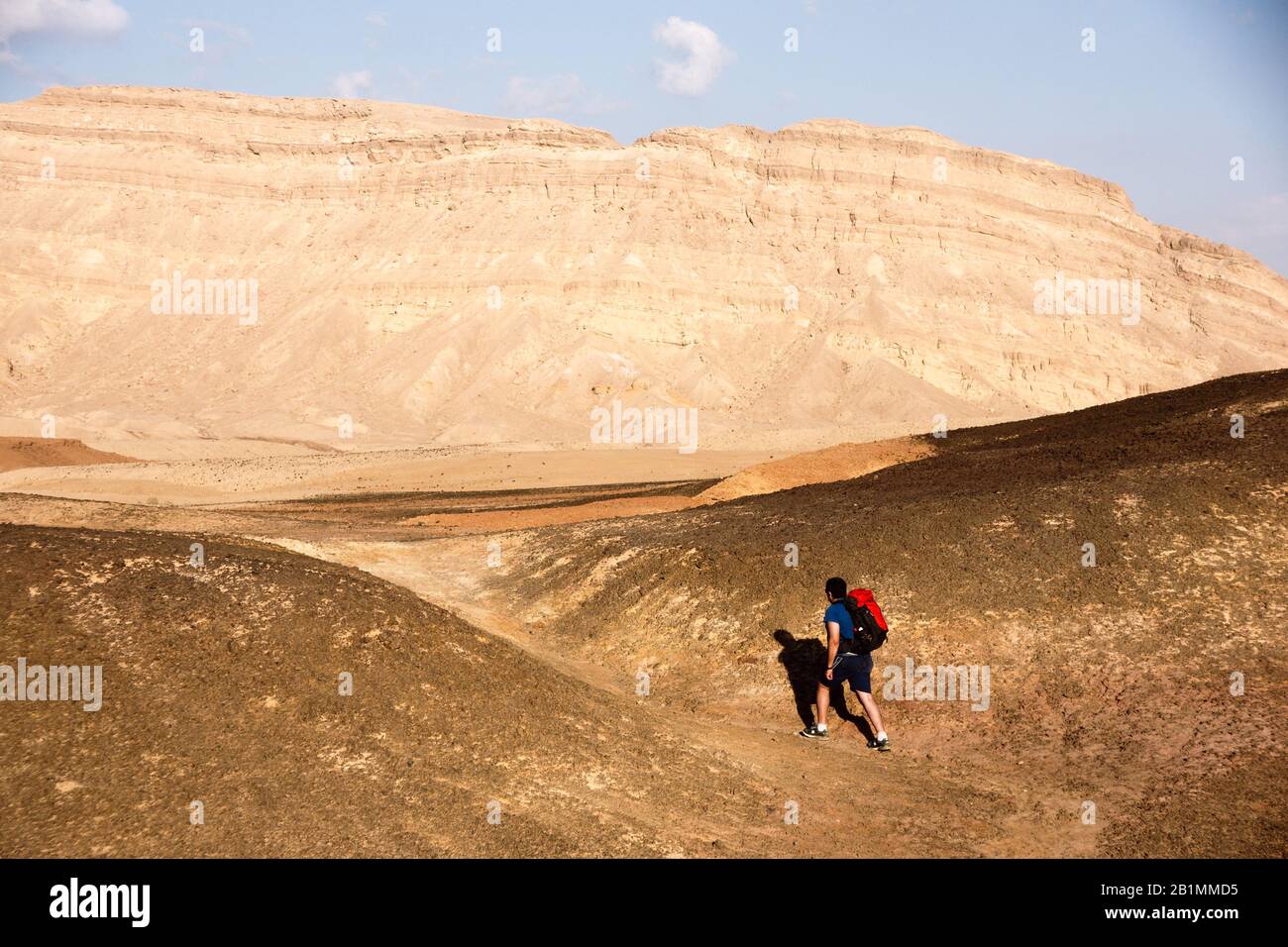 Hiking in Negev desert of Israel - holiday tourism Stock Photo - Alamy