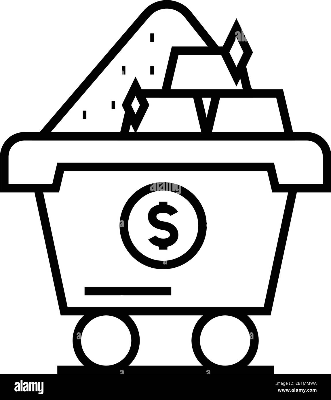 Industry profit line icon, concept sign, outline vector illustration, linear symbol Stock Vector ...