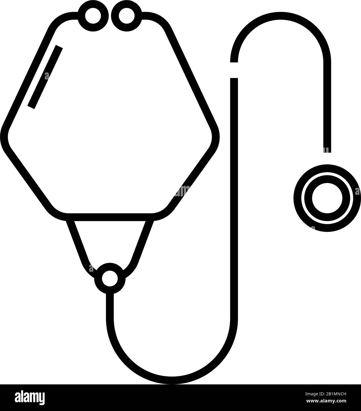 Hospital tools line icon, concept sign, outline vector illustration ...