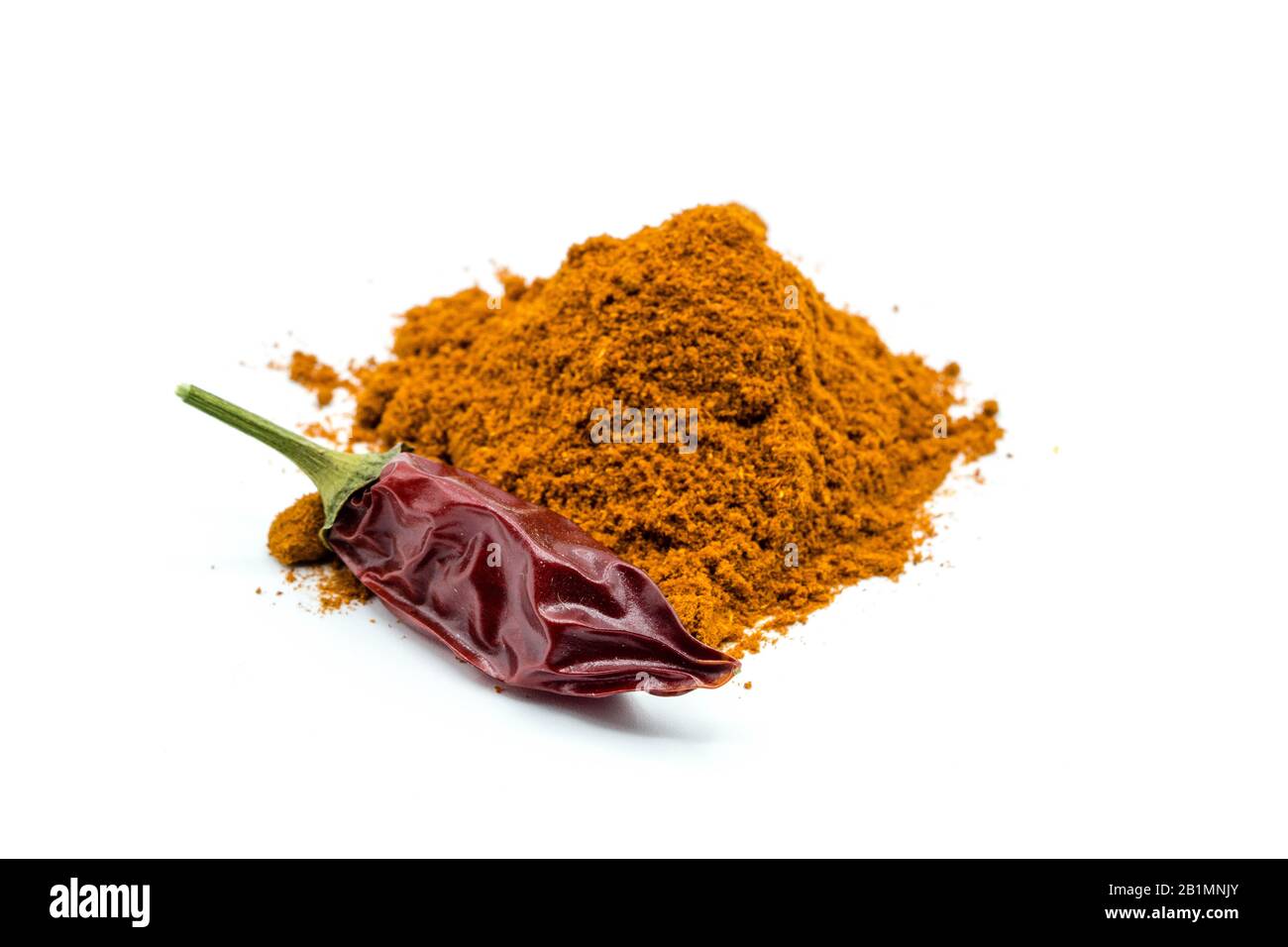 Curry powder isolated on white background Stock Photo - Alamy