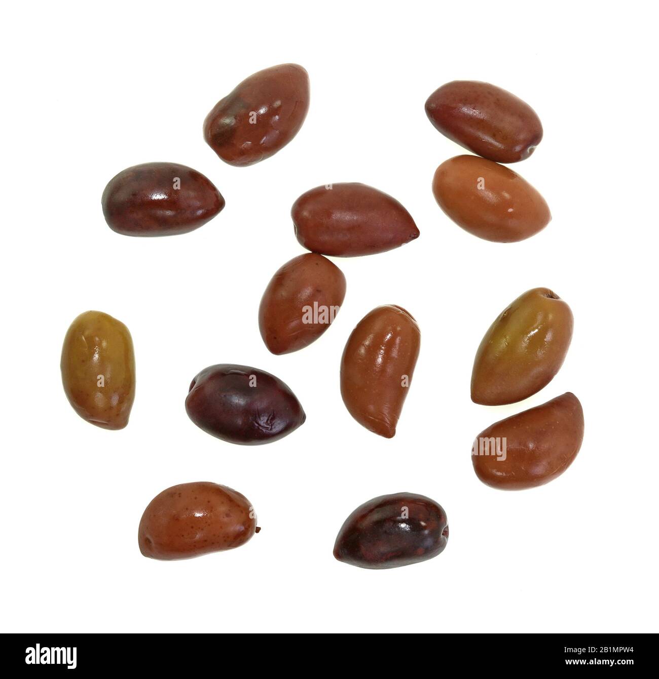 olive isolated on white Stock Photo - Alamy