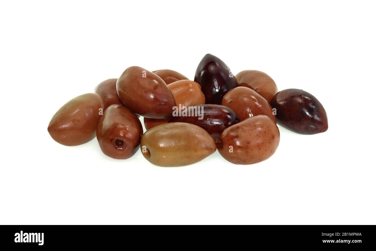 olive isolated on white Stock Photo - Alamy