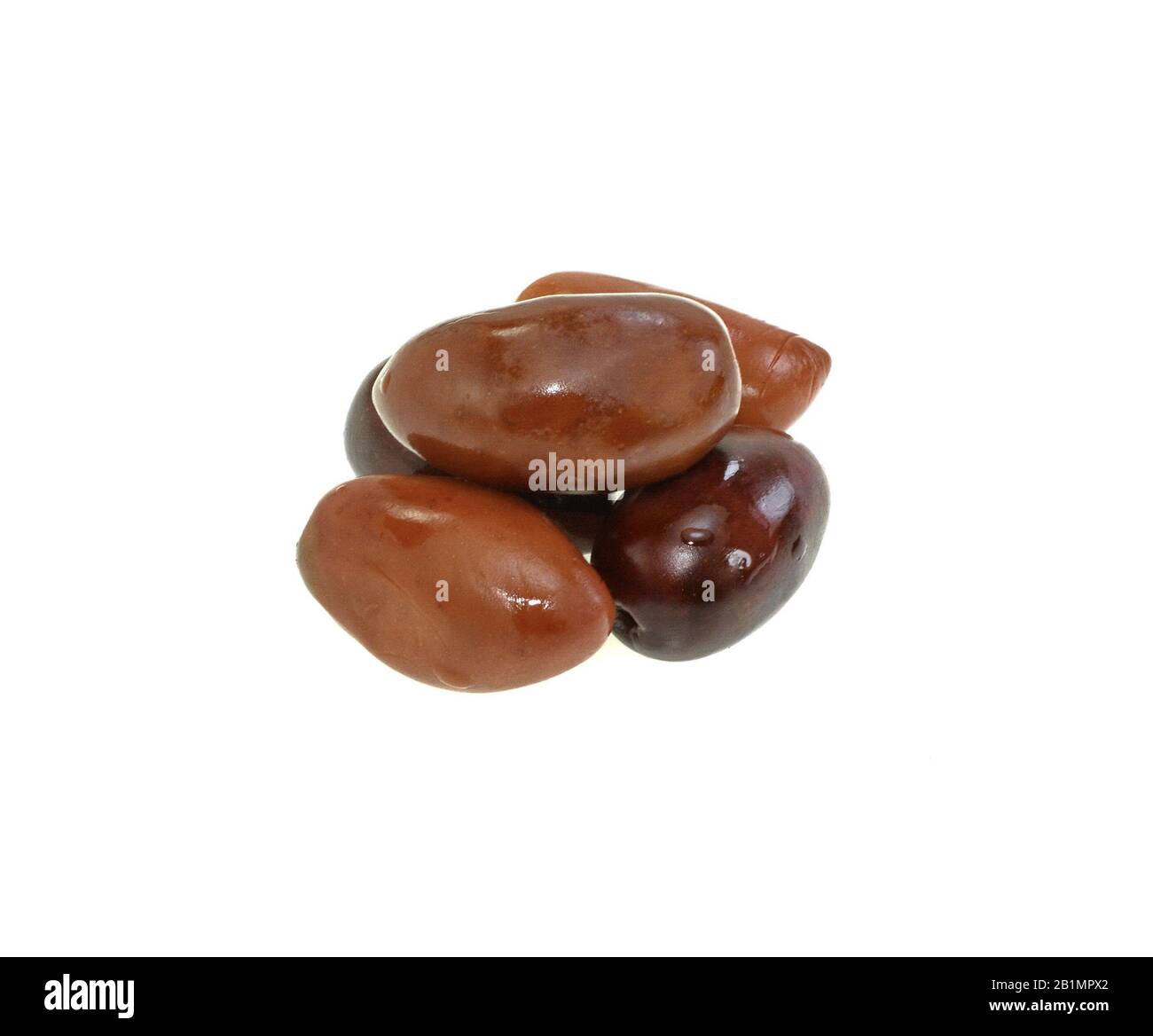 olive isolated on white Stock Photo - Alamy