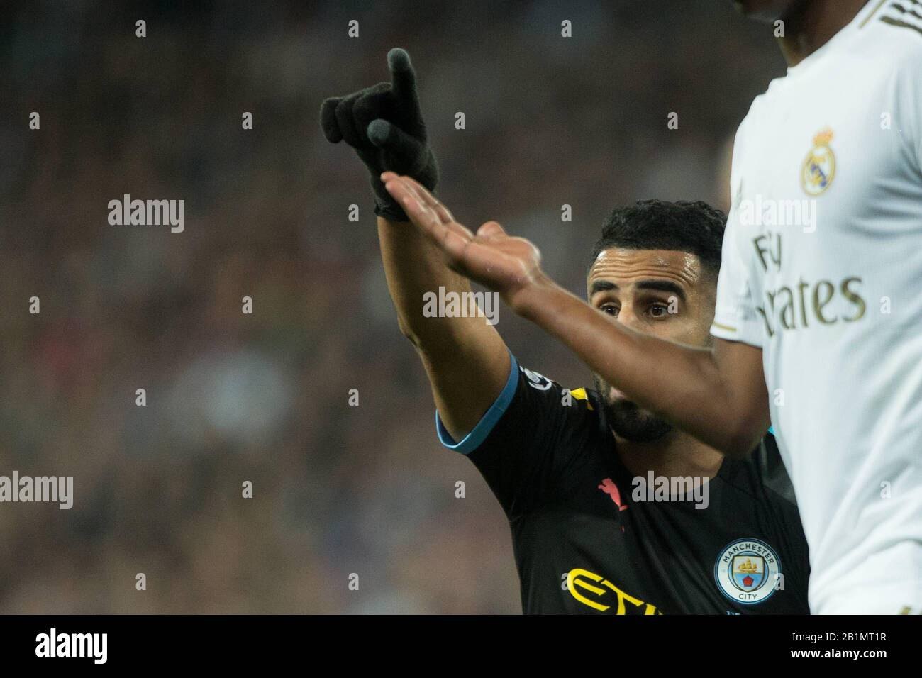 Madrid, Spain. 26th Feb, 2020. RYAD MAHREZ DURING MATCH REAL MADRID ...