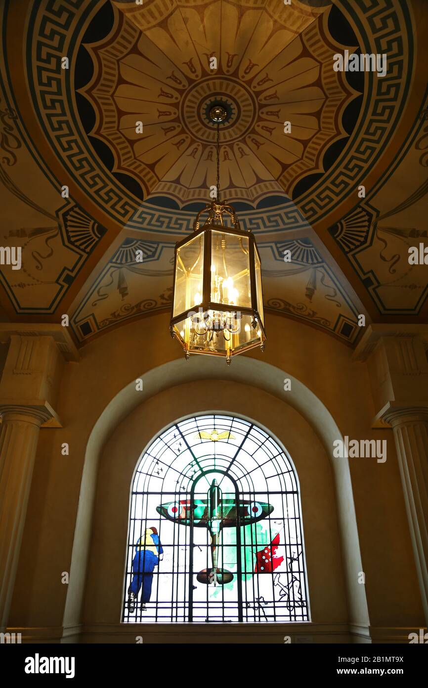 Supermarine Spitfire Commemorative Window, RAF Fighter Command, Bentley ...