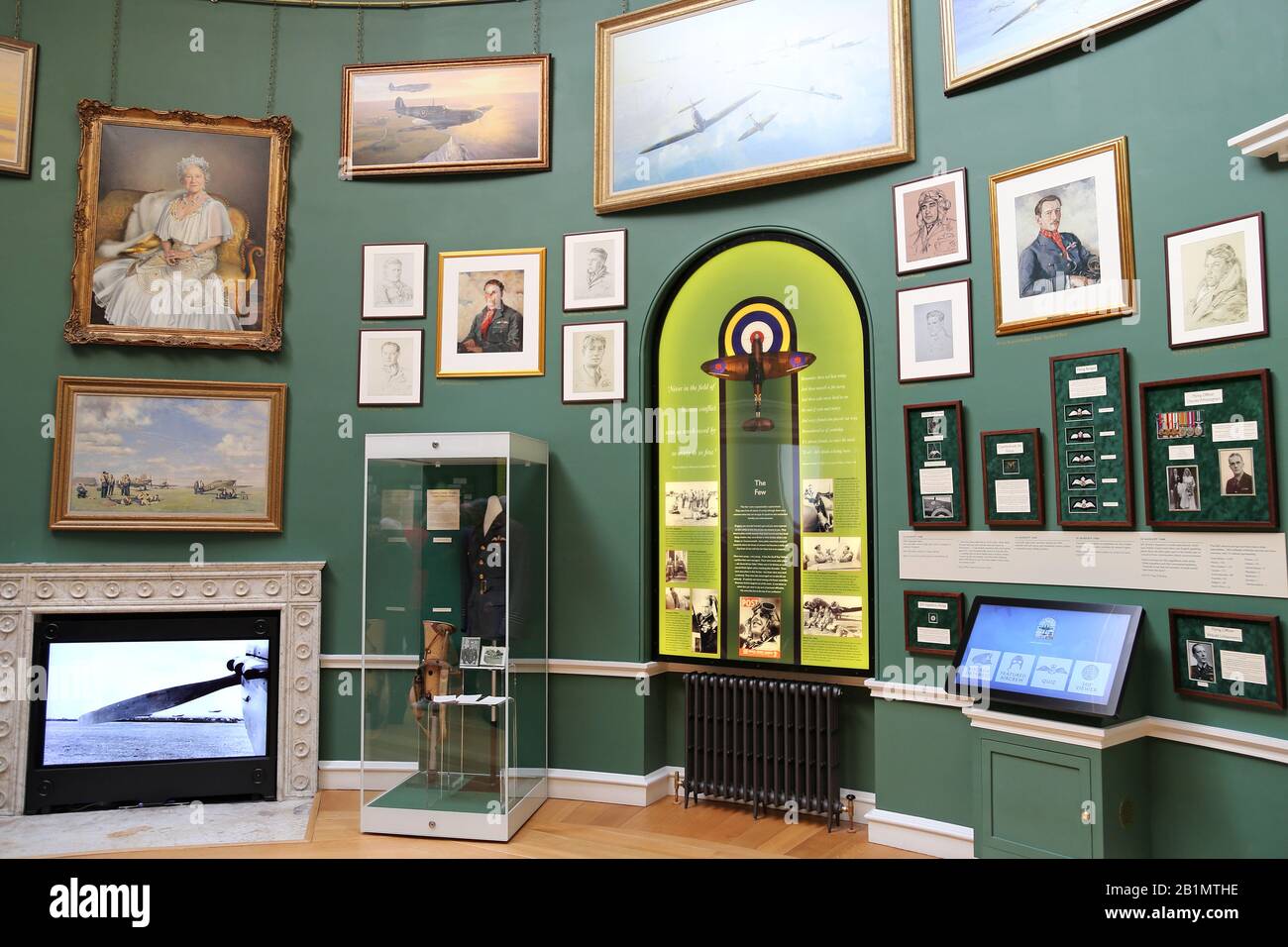 Rotunda, RAF Fighter Command HQ, Bentley Priory Museum, Mansion House ...