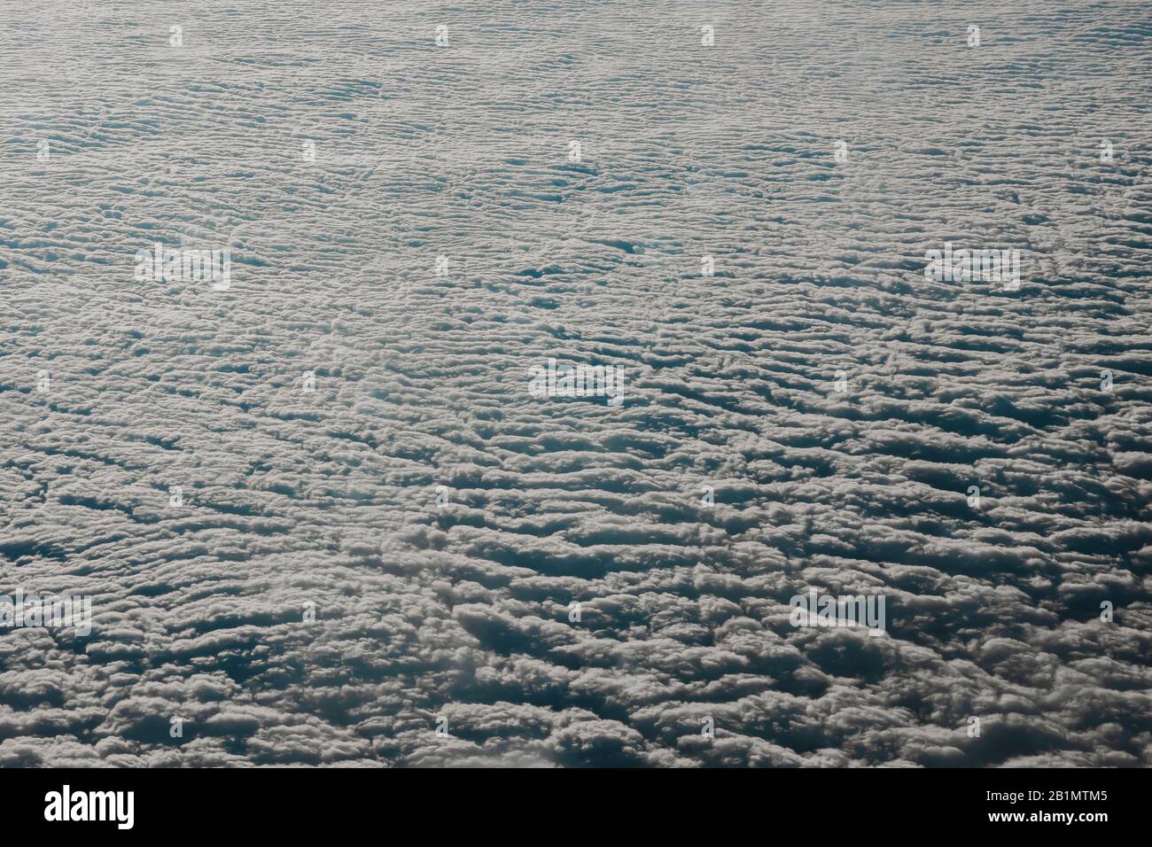 Sky cloudy overcast. Clouds texture background. View on blue clouds ...