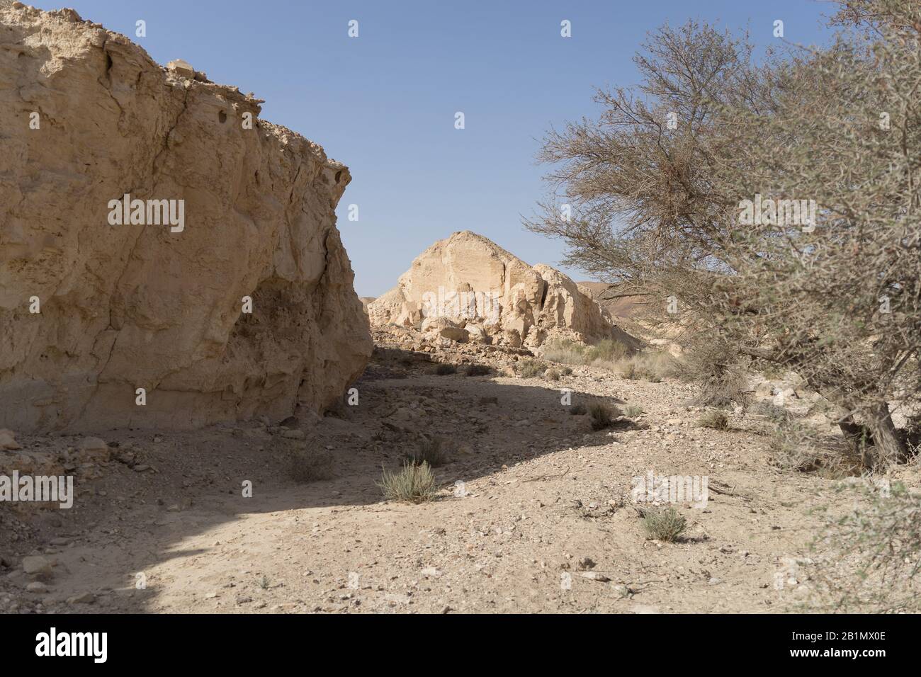 Hiking activity tourism in mountain desert landscape Stock Photo - Alamy