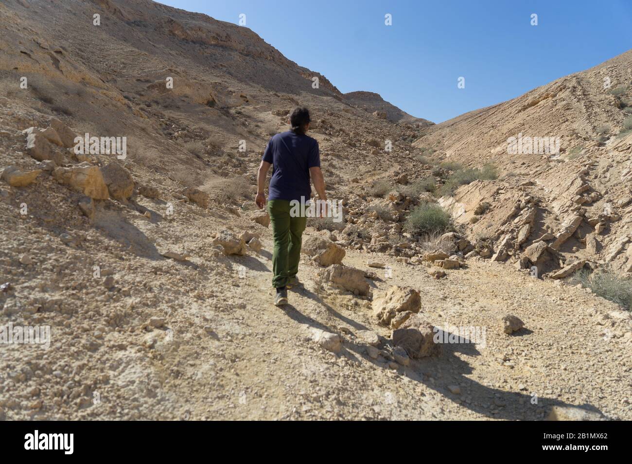 Hiking for health in Israel middle east adventure Stock Photo - Alamy