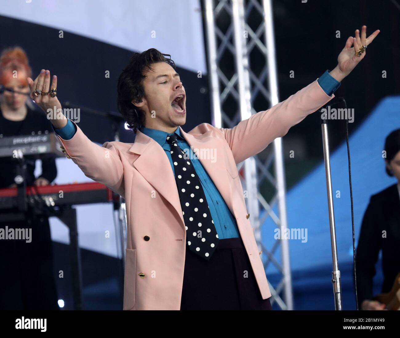 February 26, 2020, New York, New York, USA: Singer HARRY STYLES ...