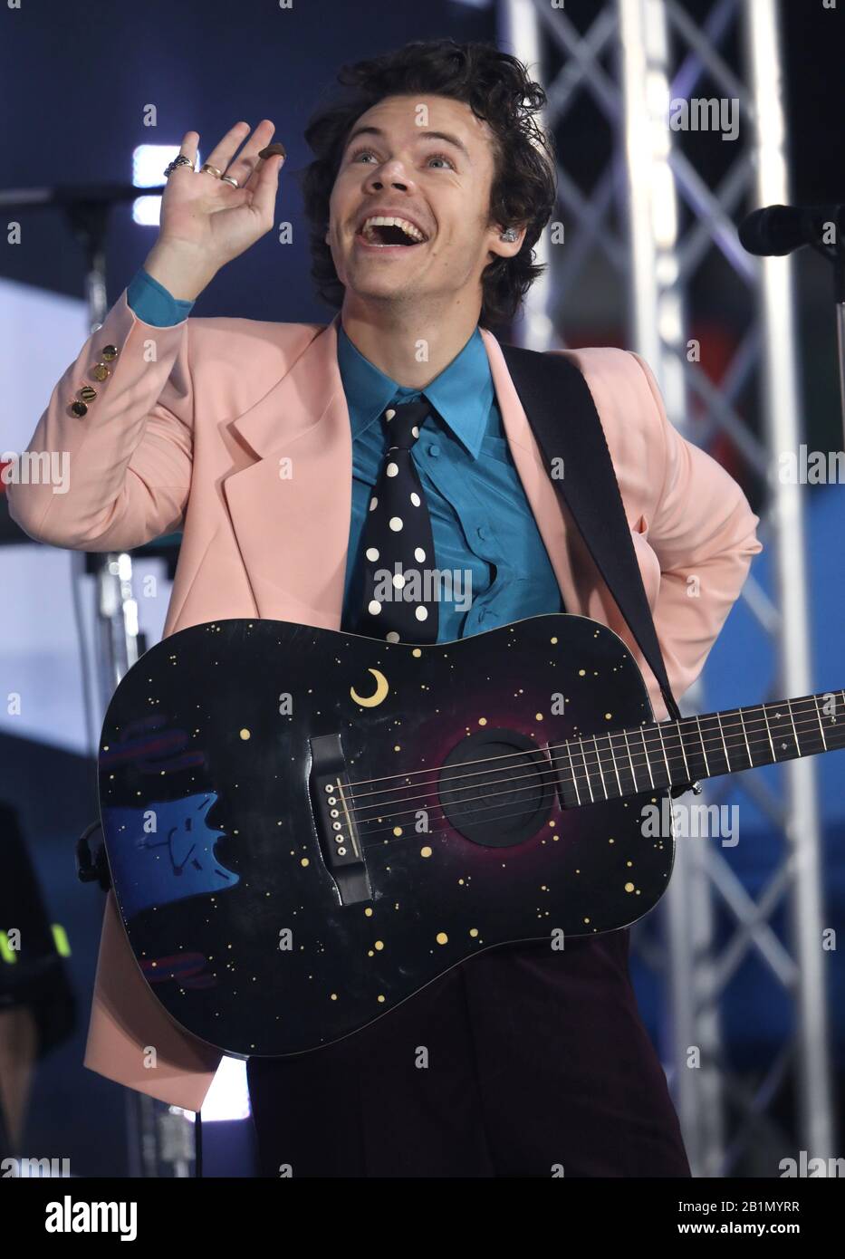 February 26, 2020, New York, New York, USA: Singer HARRY STYLES ...