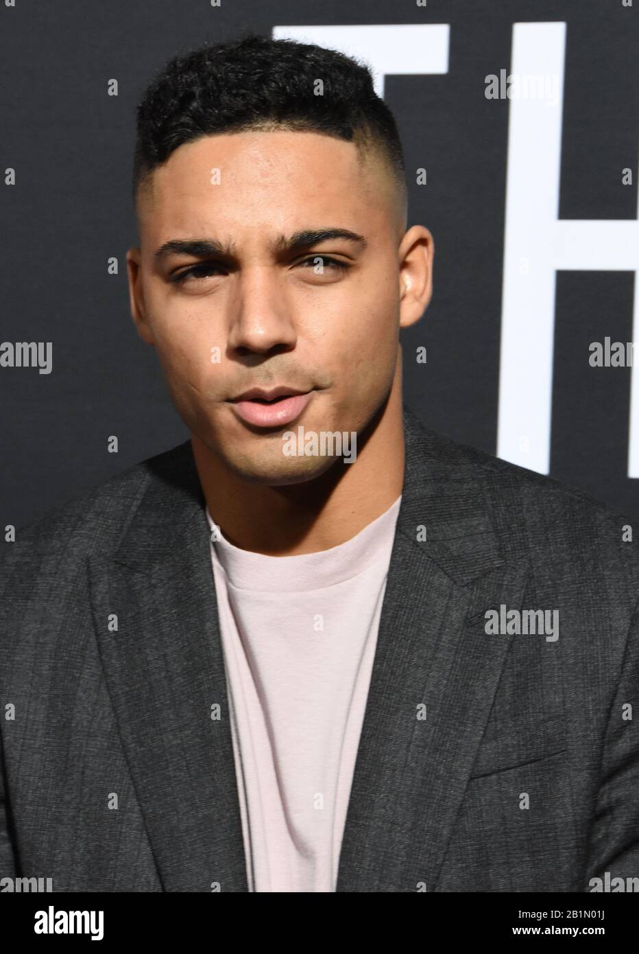Hollywood, California, USA 24th February 2020 Actor Michael Evans Behling attends Universal ...