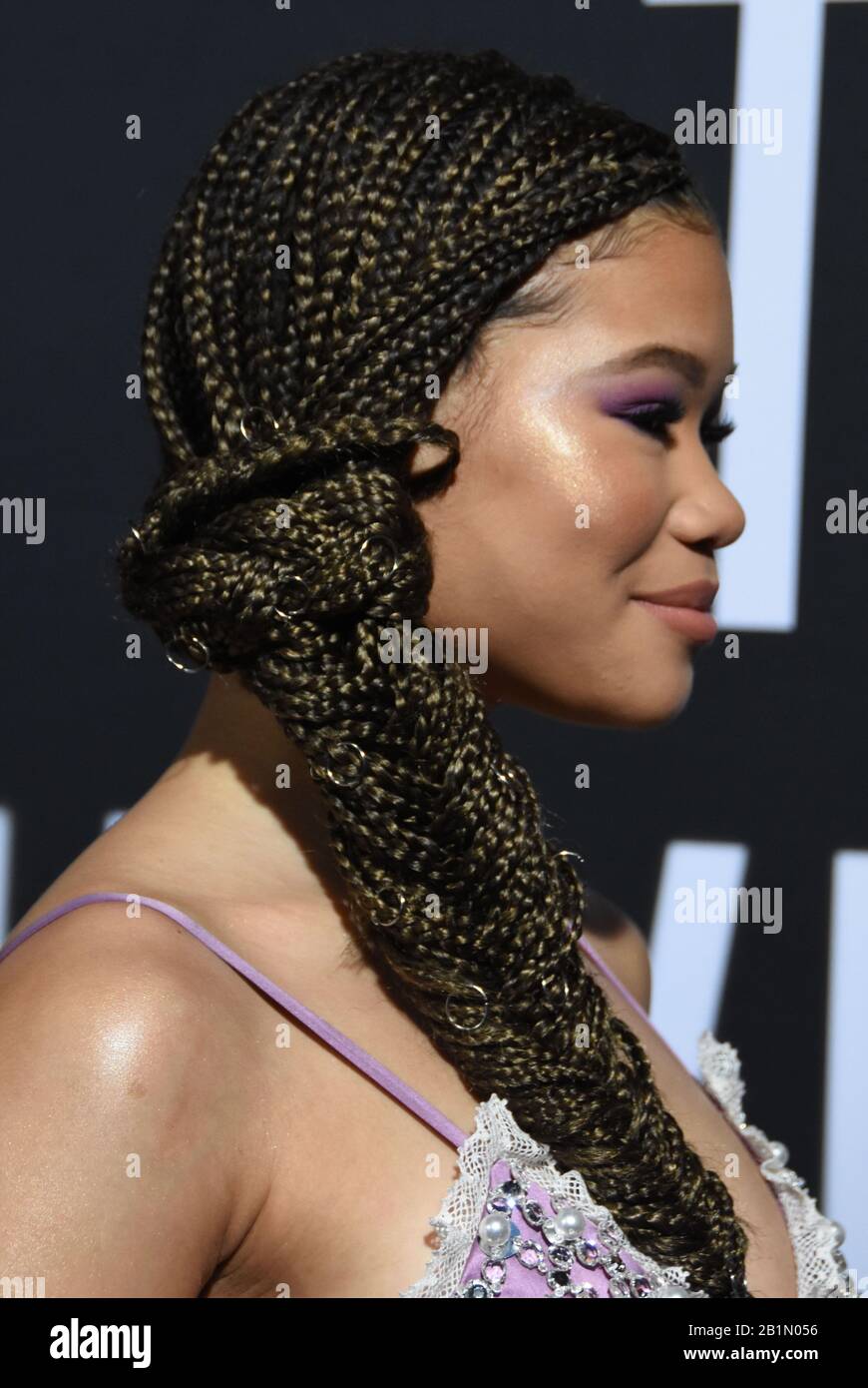 Hollywood, California, USA 24th February 2020 Actress Storm Reid ...