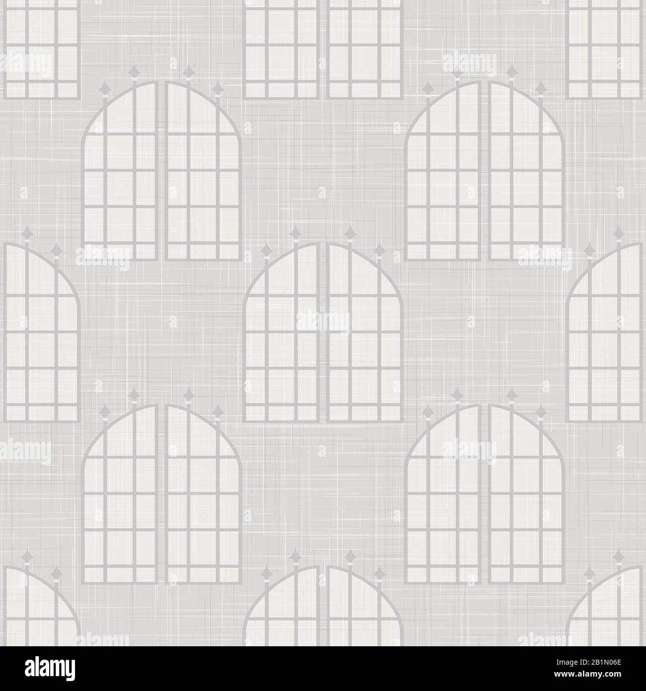 Gray vector french linen woven texture background. Printed with glass ...