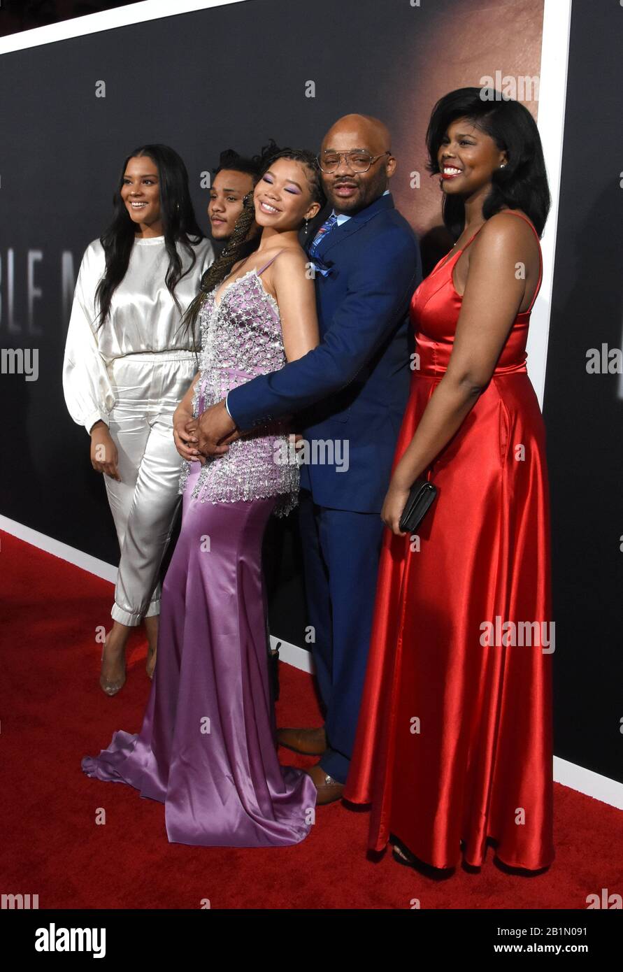 Hollywood, California, USA 24th February 2020 Actress Storm Reid and ...