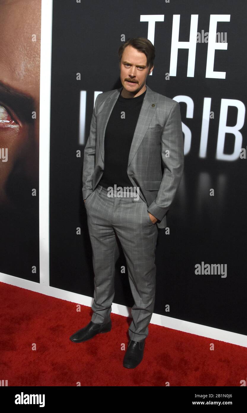 Hollywood, California, USA 24th February 2020 Actor Michael Dorman ...