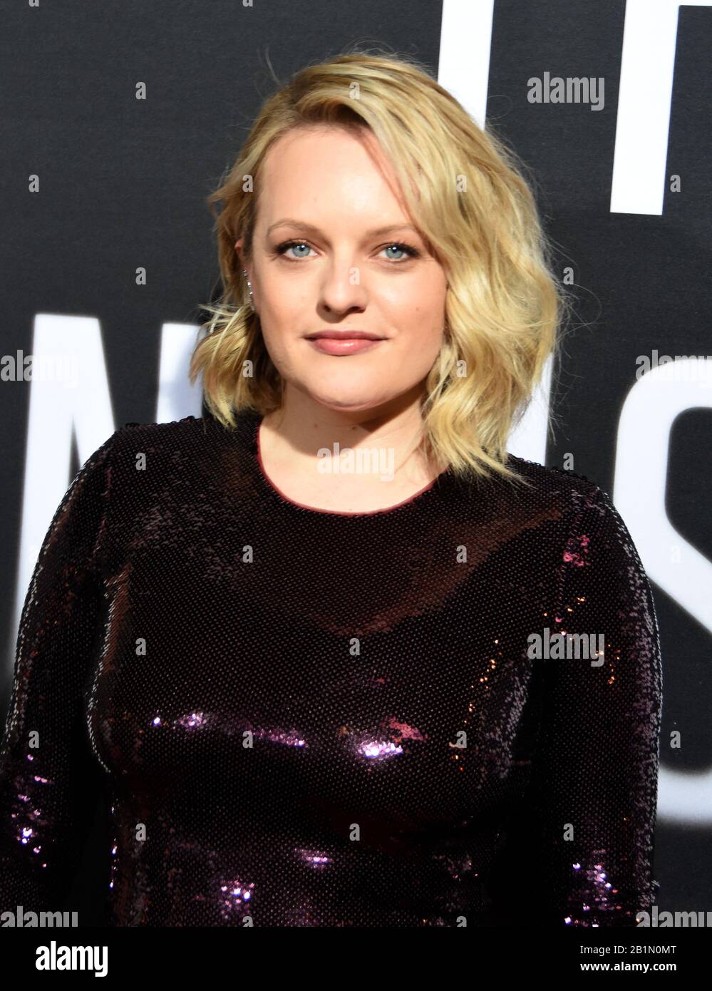 Hollywood, California, USA 24th February 2020 Actress Elisabeth Moss ...