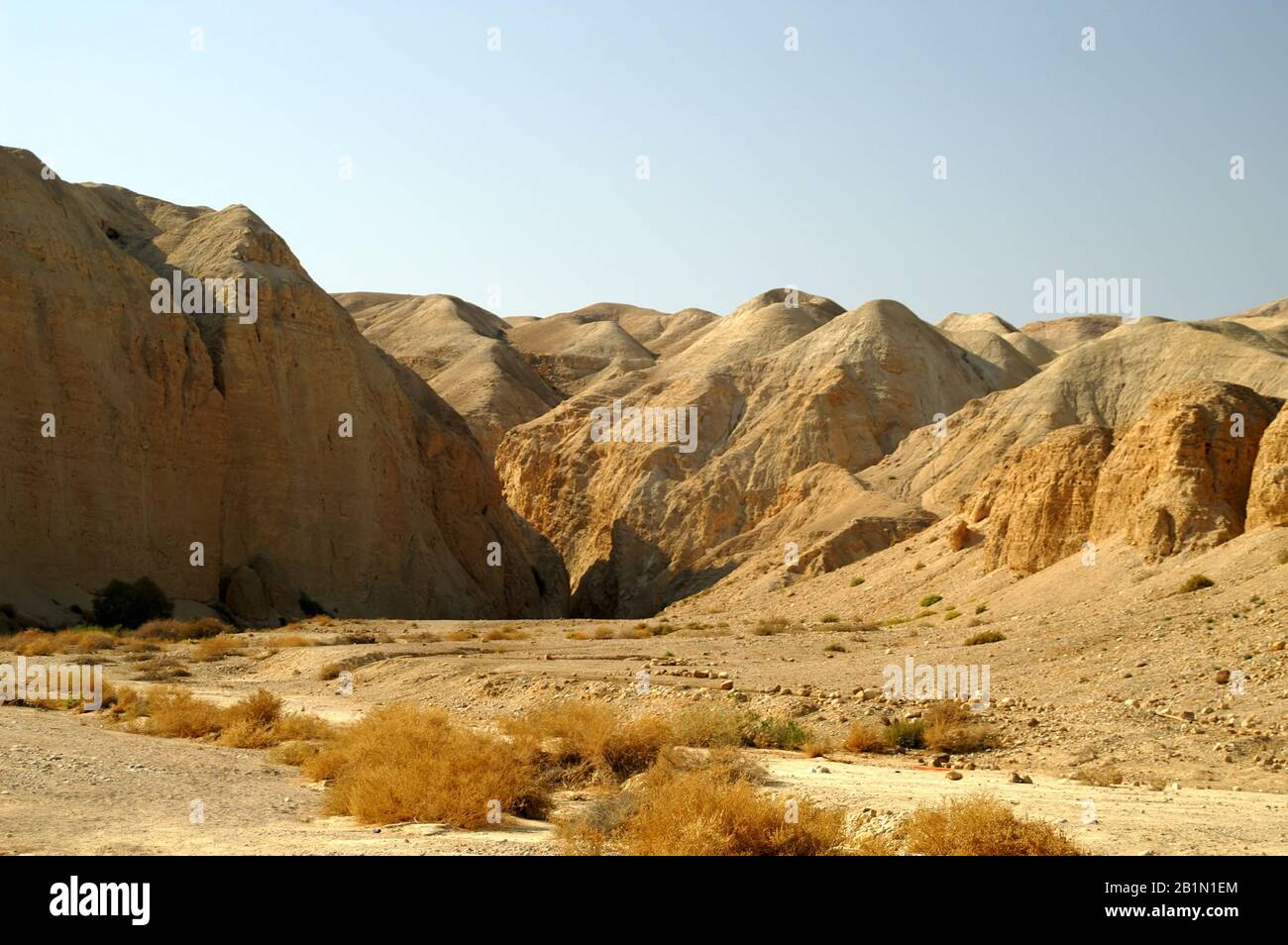 hiking in Arava desert, Israel, stones and sky Stock Photo - Alamy