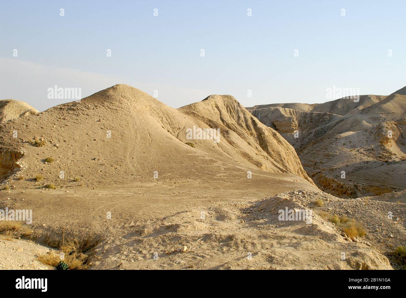 hiking in Arava desert, Israel, stones and sky Stock Photo - Alamy