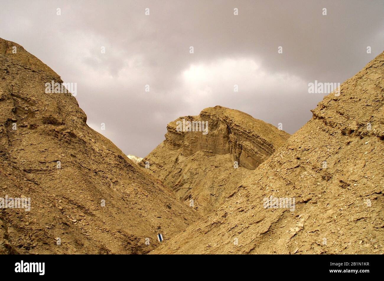 hiking in Arava desert, Israel, stones and sky Stock Photo - Alamy
