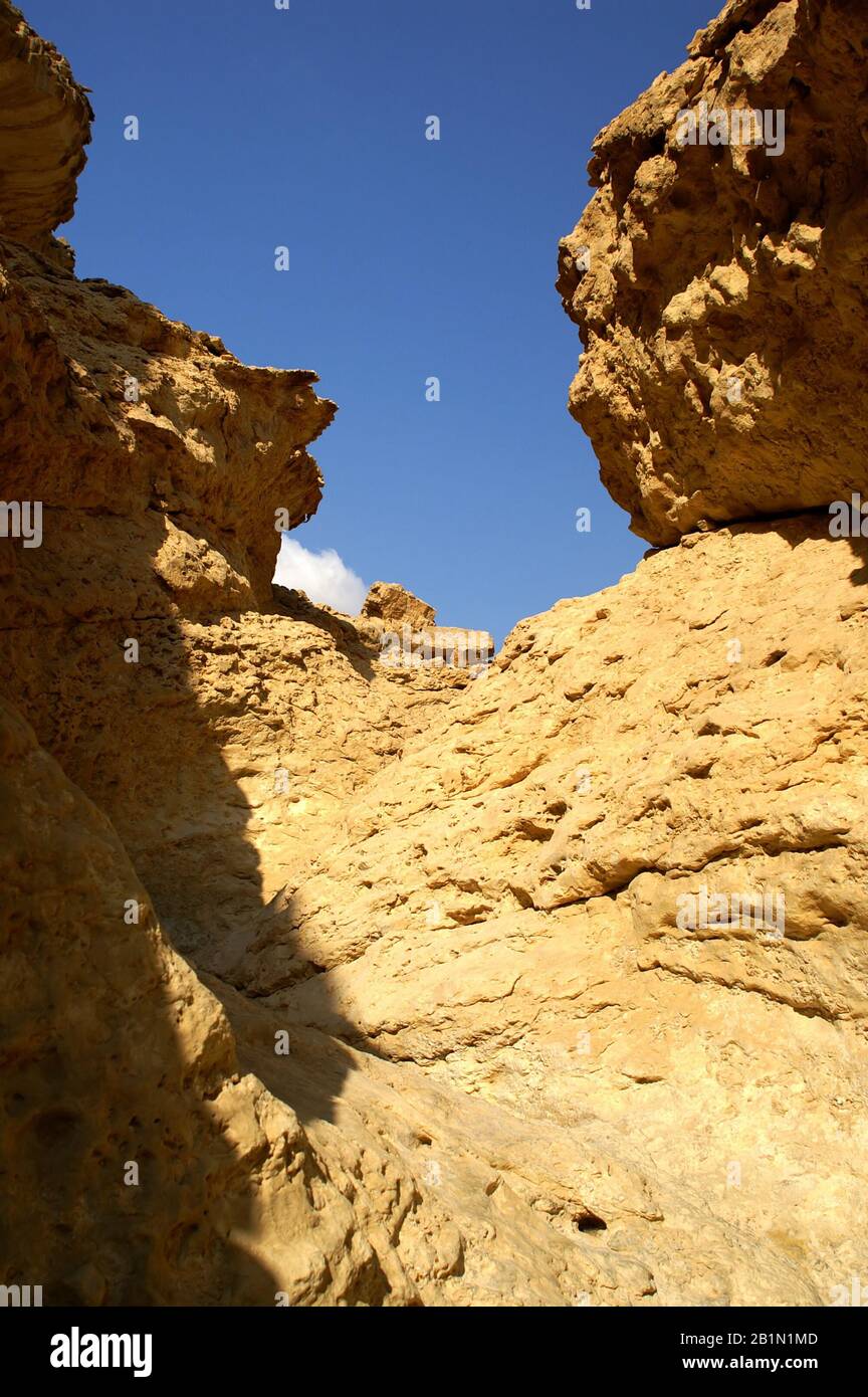 hiking in Arava desert, Israel, stones and sky Stock Photo - Alamy