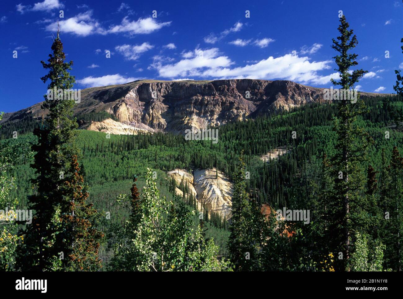Mesa Seco from Windy Point Overlook, Silver Thread National Scenic ...