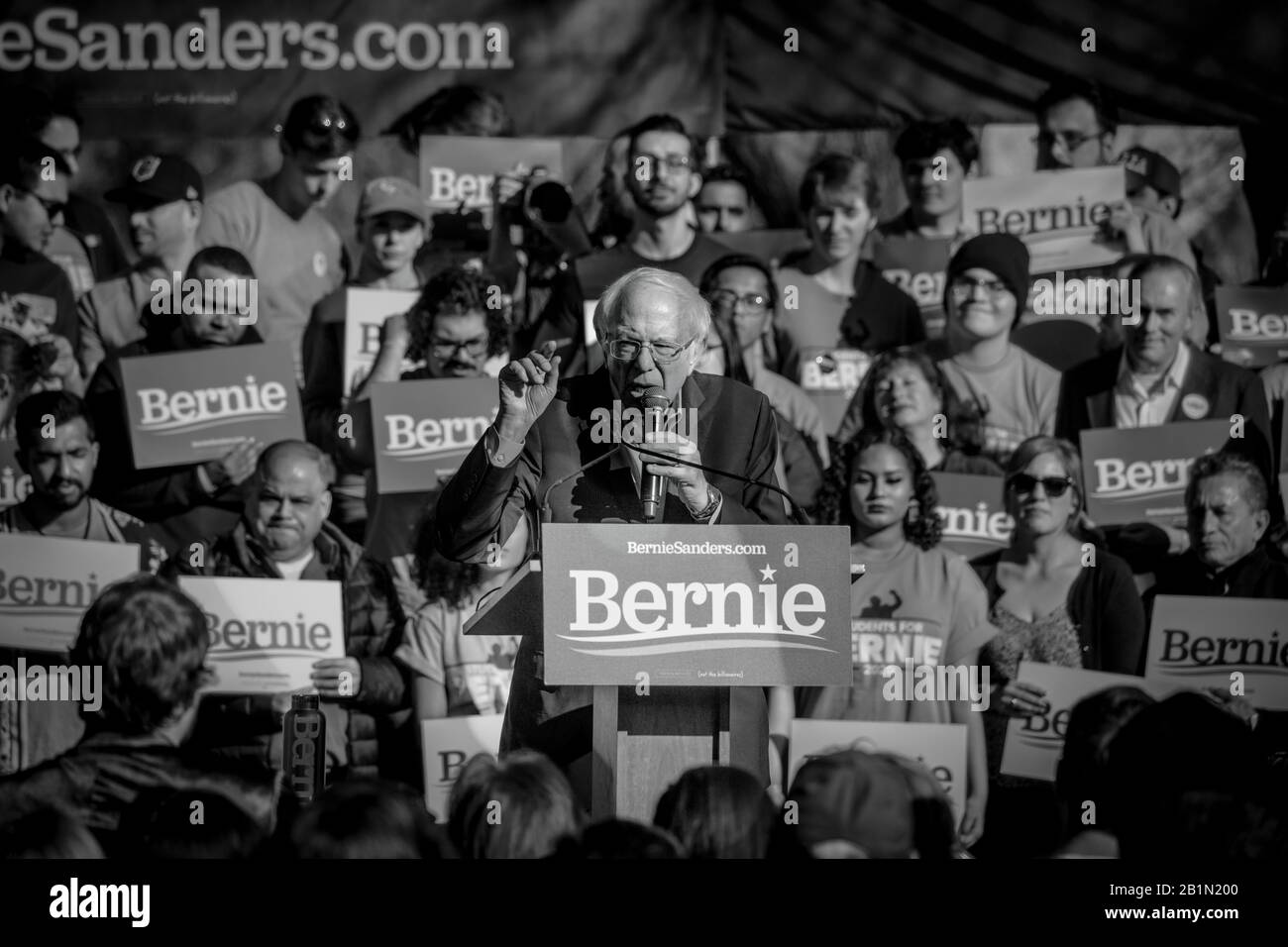 FEB 18, 2020, LAS VEGAS, NEVADA, USA - Democratic Senator Bernie ...