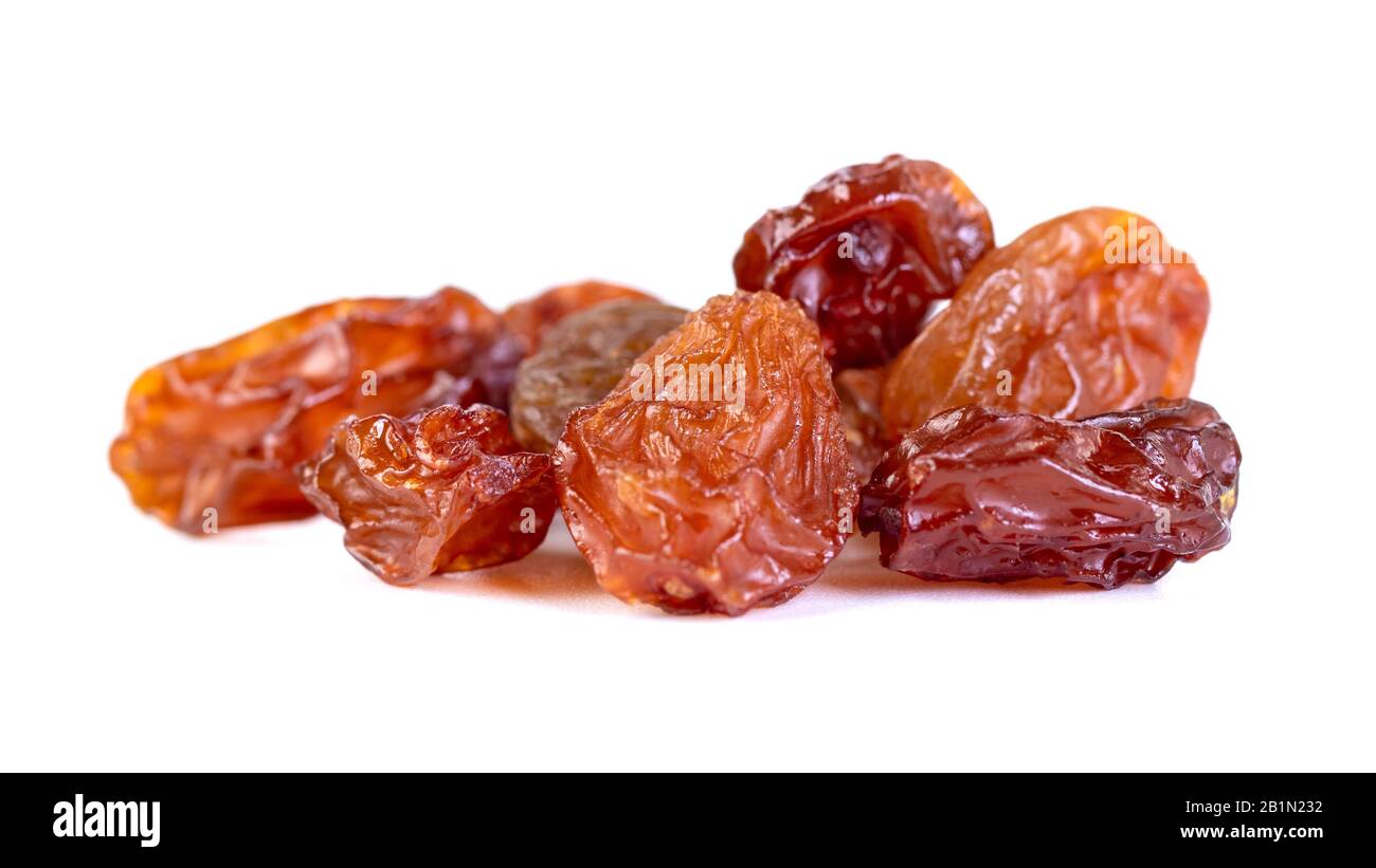 Raw raisins, dried grape isolated on white background Stock Photo - Alamy