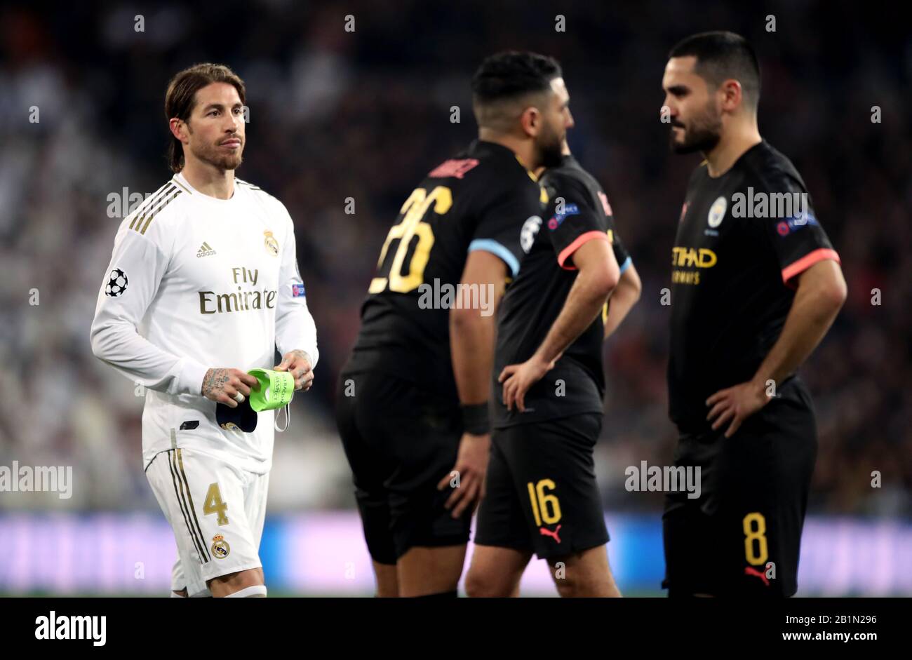 Real madrids sergio ramos leaves pitch hi-res stock photography and ...