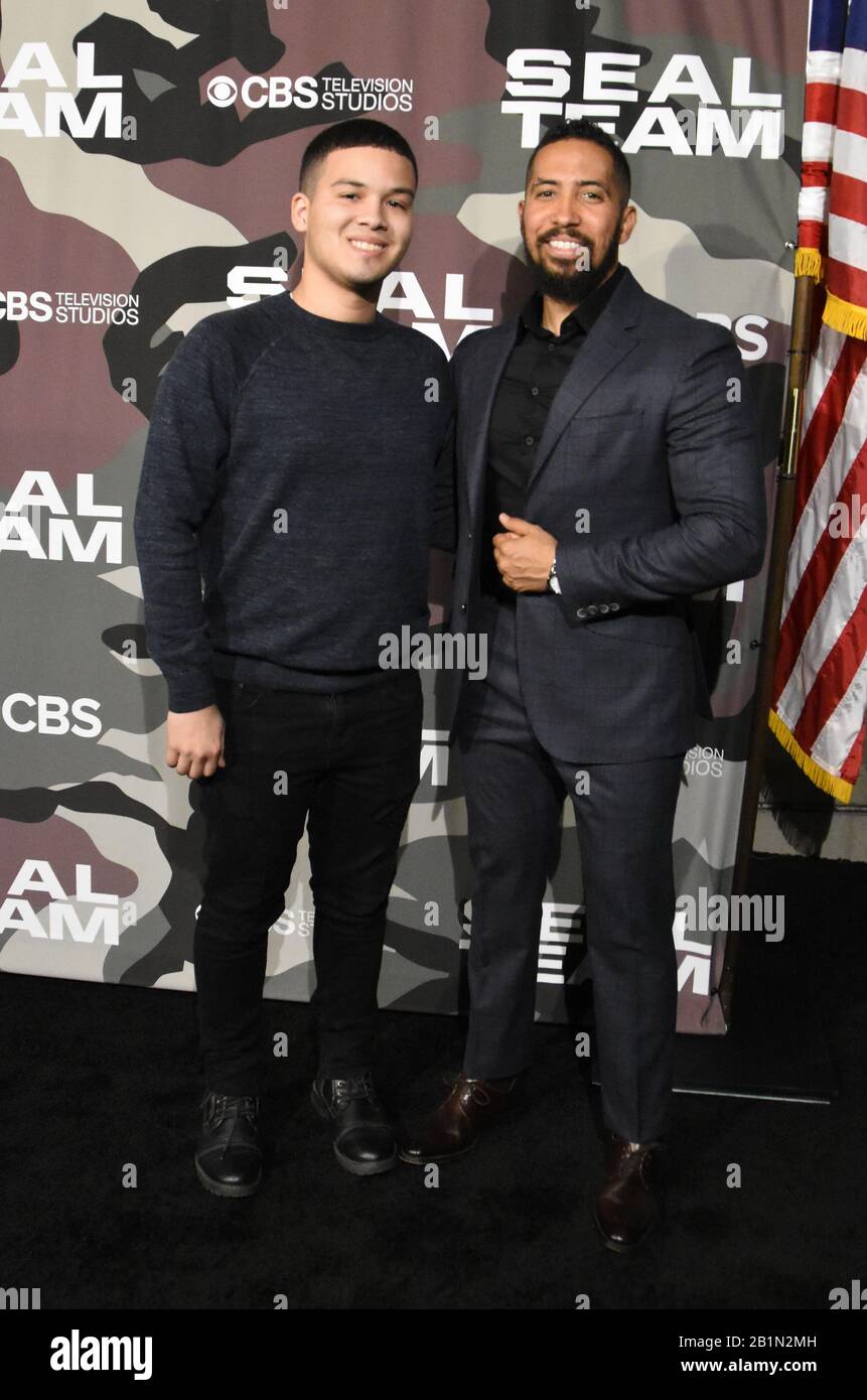 Hollywood, California, USA 25th February 2020 Actor Neil Brown Jr. and ...