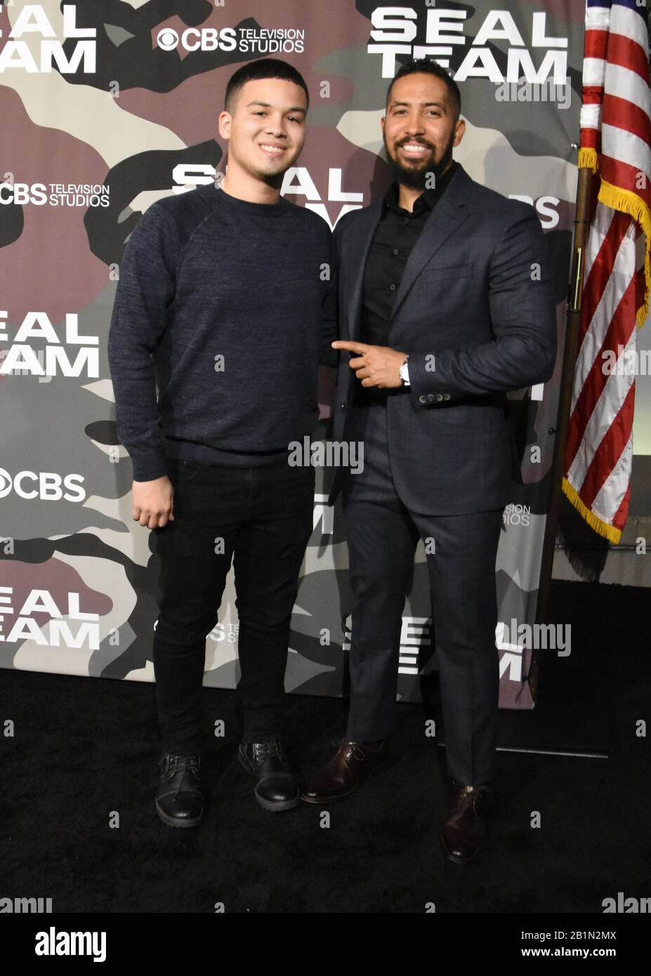 Hollywood, California, USA 25th February 2020 Actor Neil Brown Jr. and ...