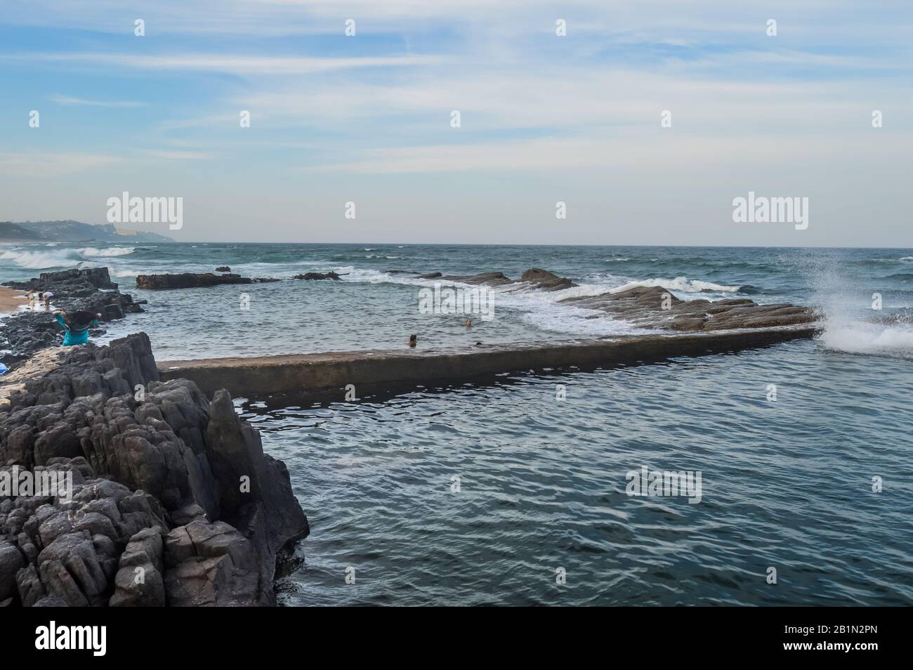Pristine and natural Salt rock tidal pool in Dolphin coast Ballito ...