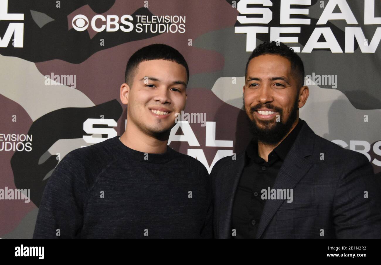 Hollywood, California, USA 25th February 2020 Actor Neil Brown Jr. and ...