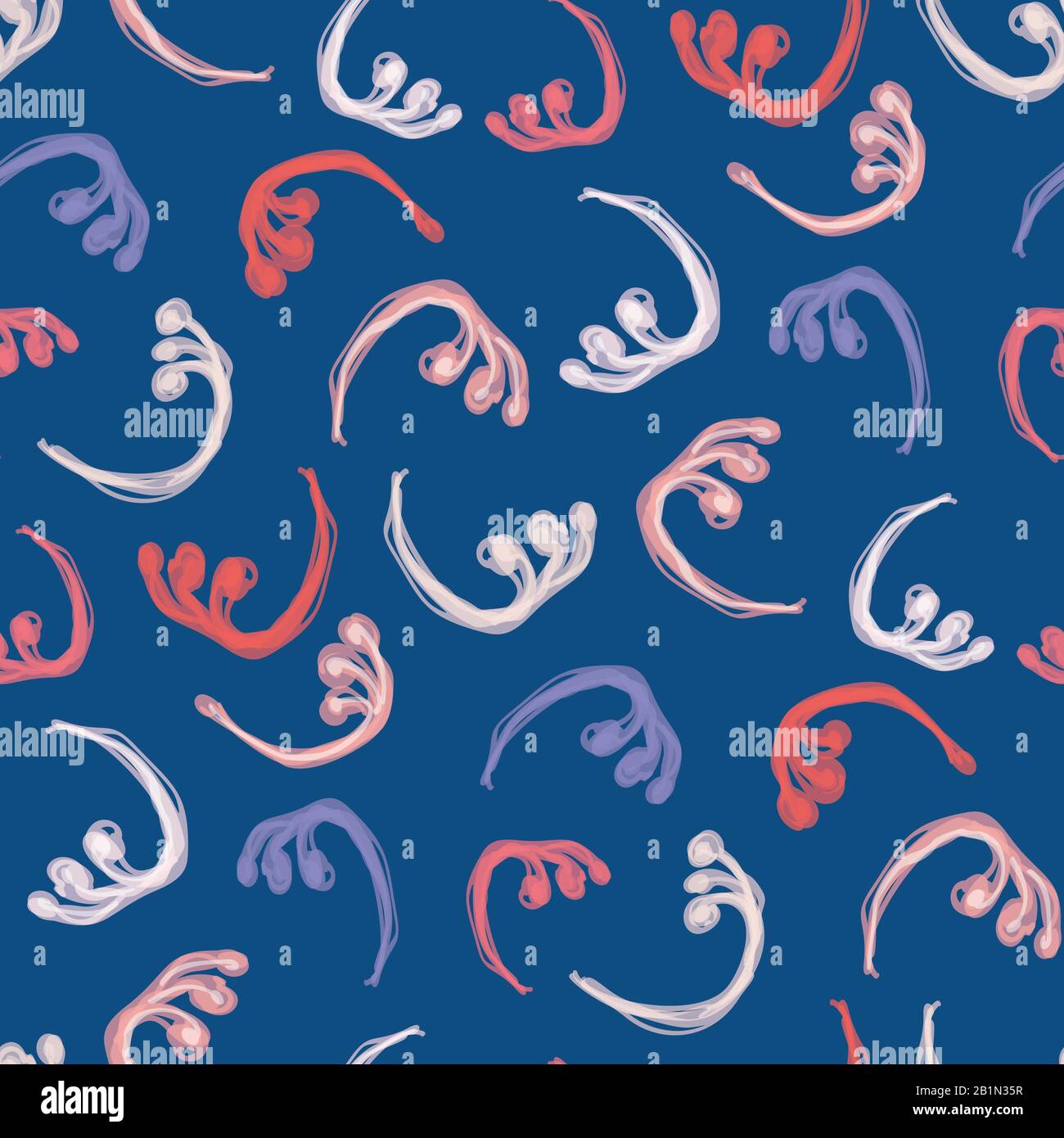 Tossed repeat pattern hi-res stock photography and images - Alamy