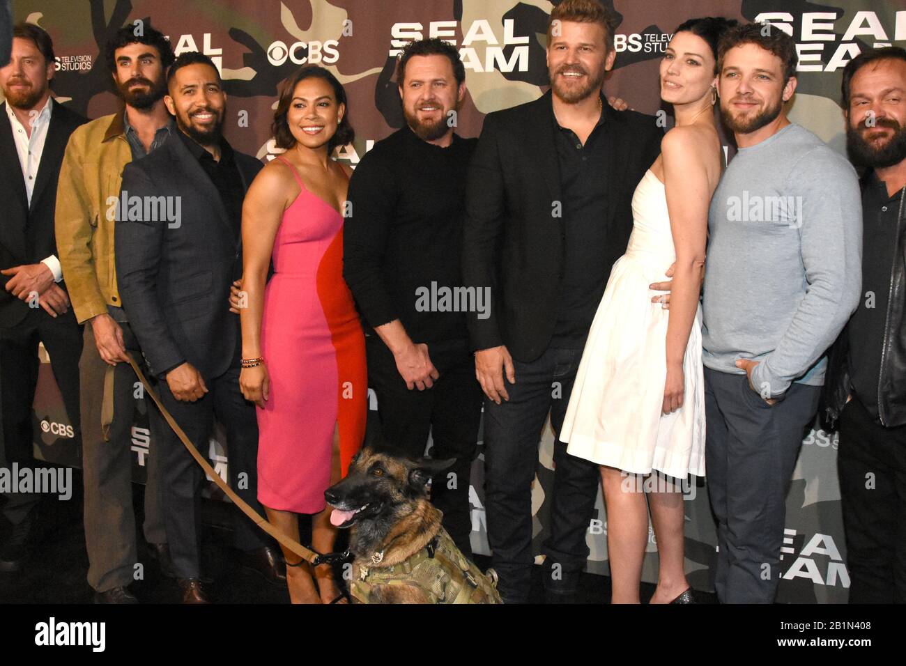 Hollywood, California, USA 25th February 2020 (L-R) Actor Justin ...