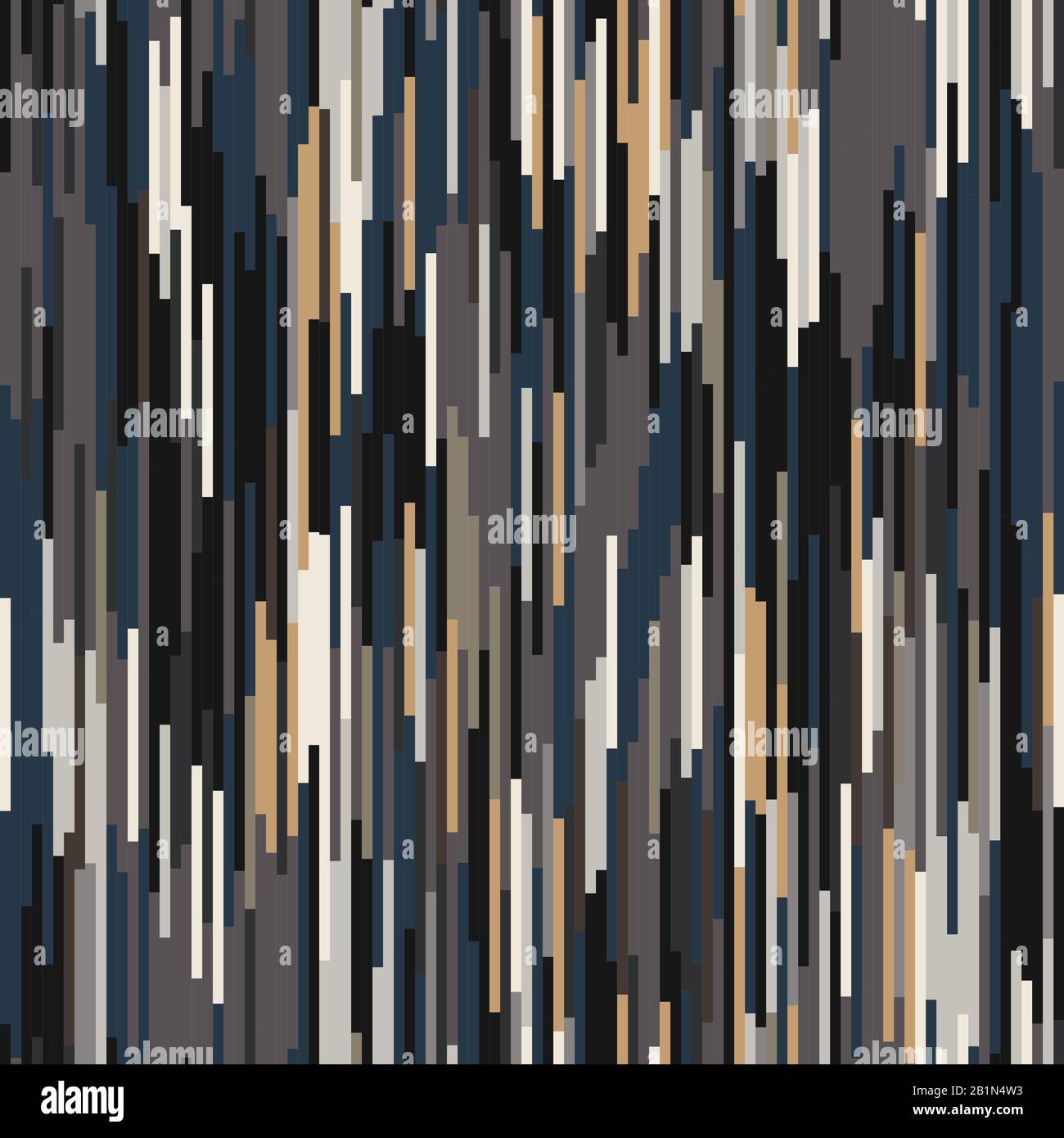 Spliced vector stripe. Geometric variegated background. Seamless camo ...