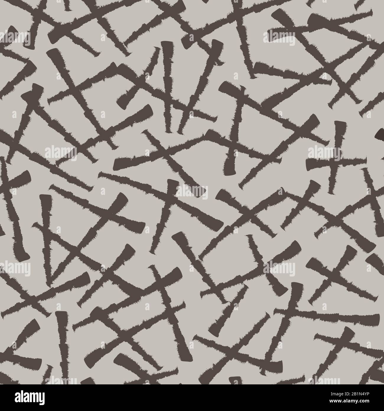 Seamless geometric criss cross vector pattern. Modern hand drawn ...