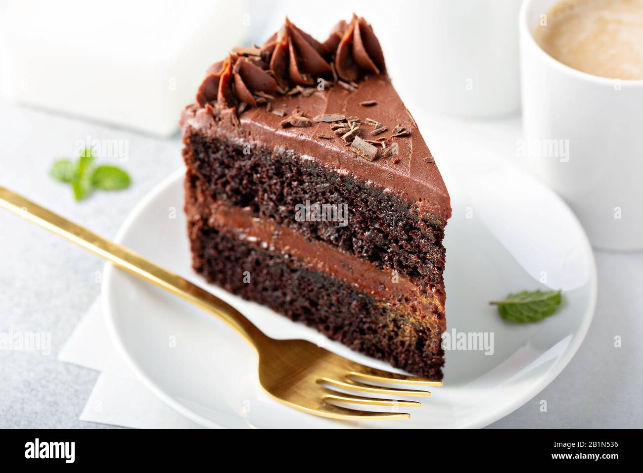 Chocolate Cake Slice