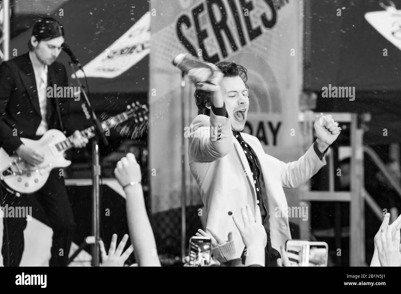 Harry Styles Singing Black And White