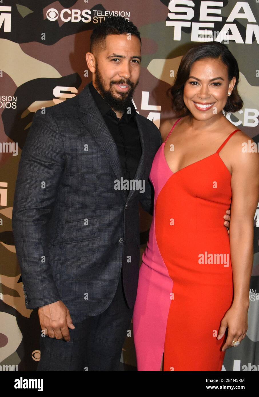 Hollywood, California, USA 25th February 2020 Actor Neil Brown Jr. and ...