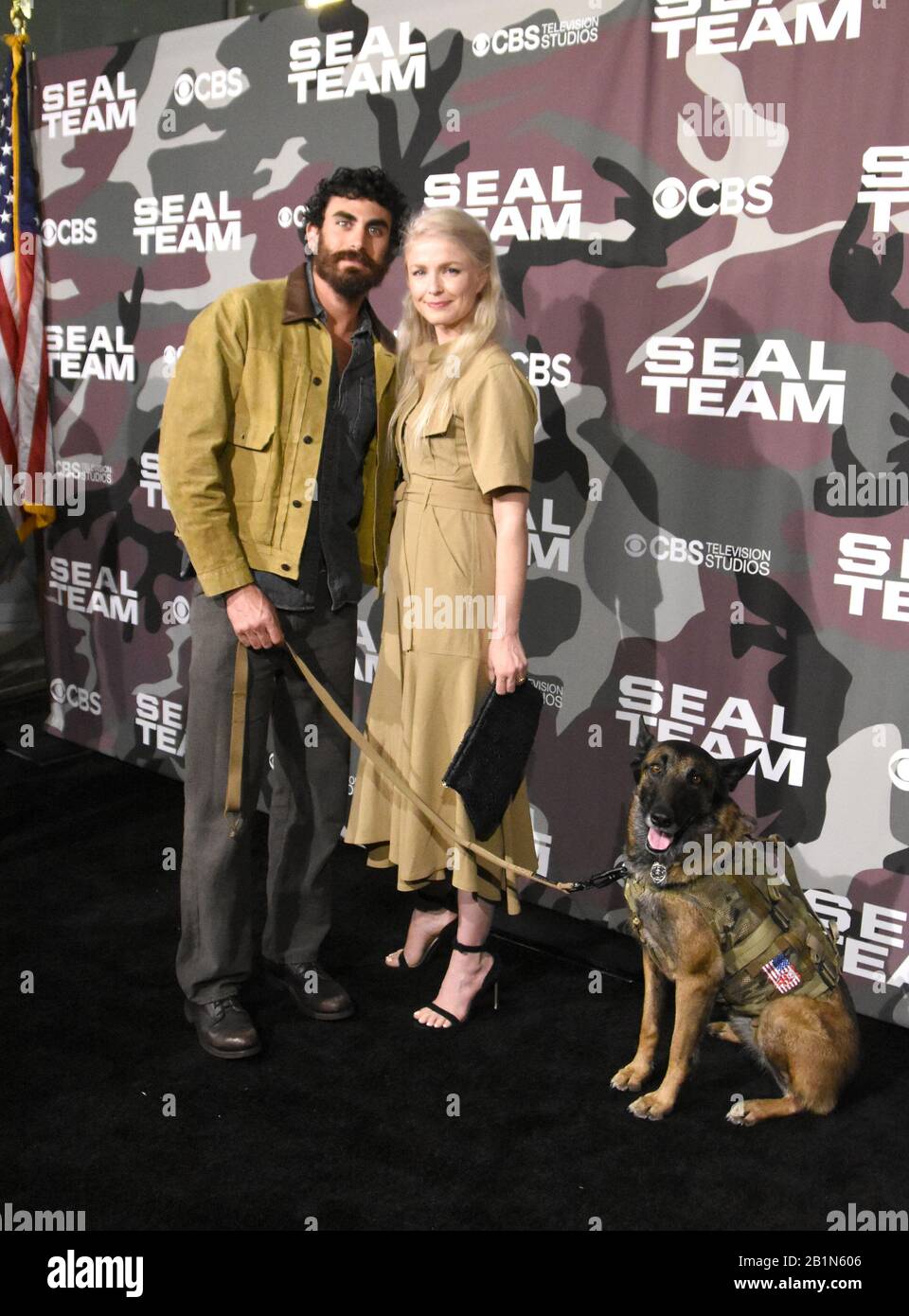 Hollywood, California, USA 25th February 2020 Actor Justin Melnick and ...